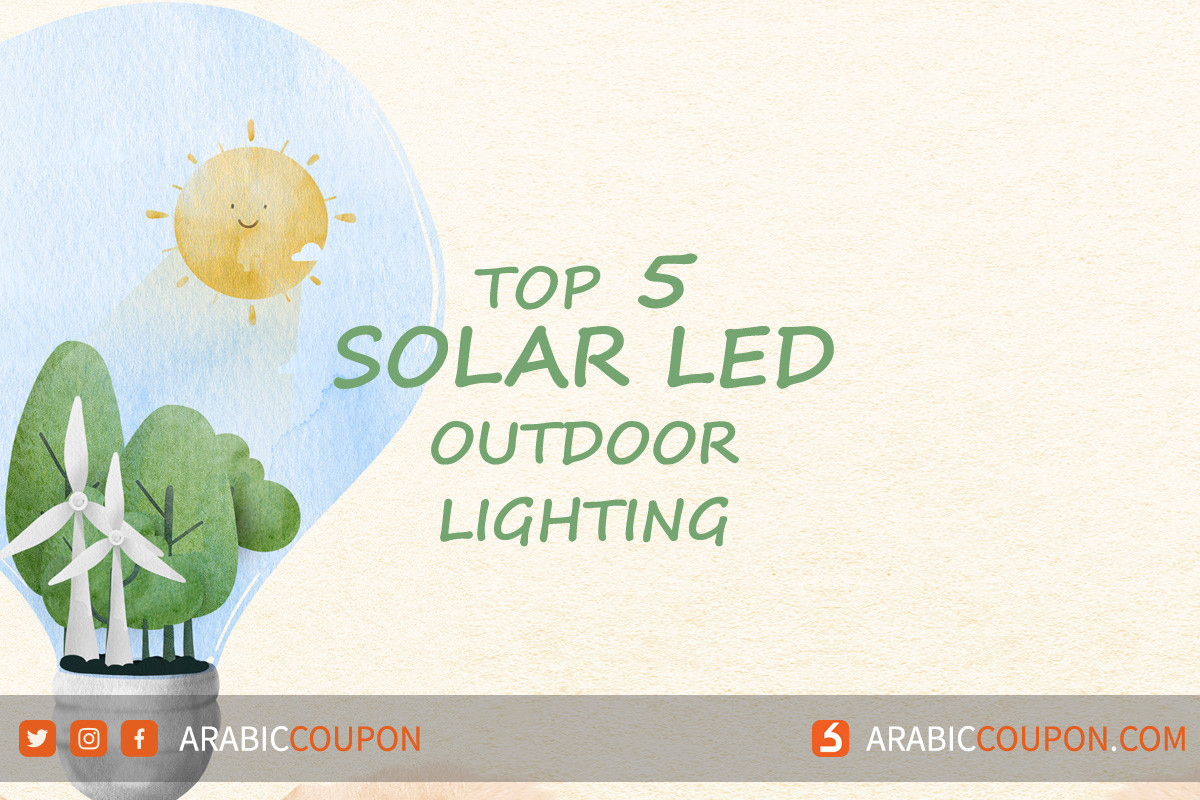 5 best and cheapest outdoor LED solar lights in Saudi Arabia