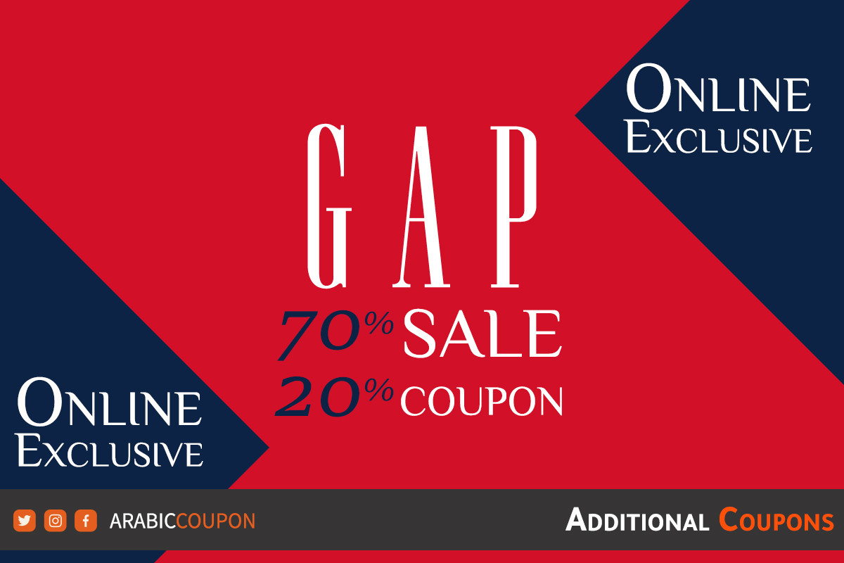 Shop GAP online with 70% discount and GAP coupon 2025