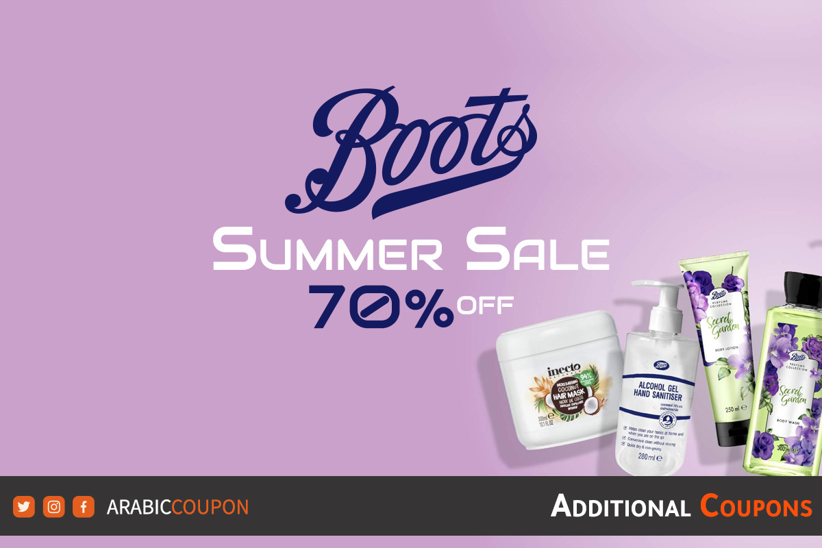 Boots Pharmacy Saudi Arabia announced 70% Sale
