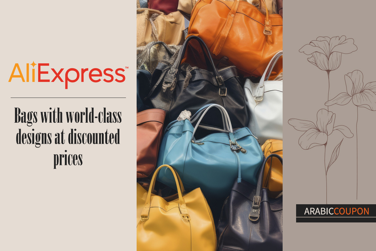 Bags with elegant designs similar to brands with AliExpress coupon