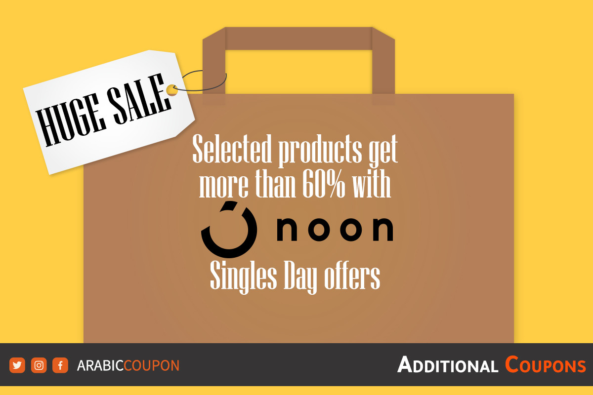 Huge discounts on Singles' Day 2026 from Noon Saudi Arabia